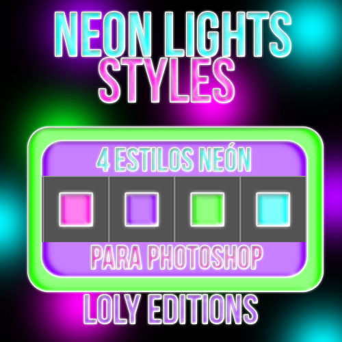Neon Lights - Styles Para photoshop by Lolyeditiones on DeviantArt