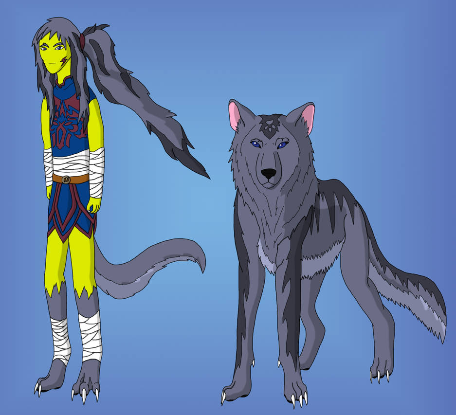 Virgon (normal and werewolf form) by amaterasu-234 on DeviantArt