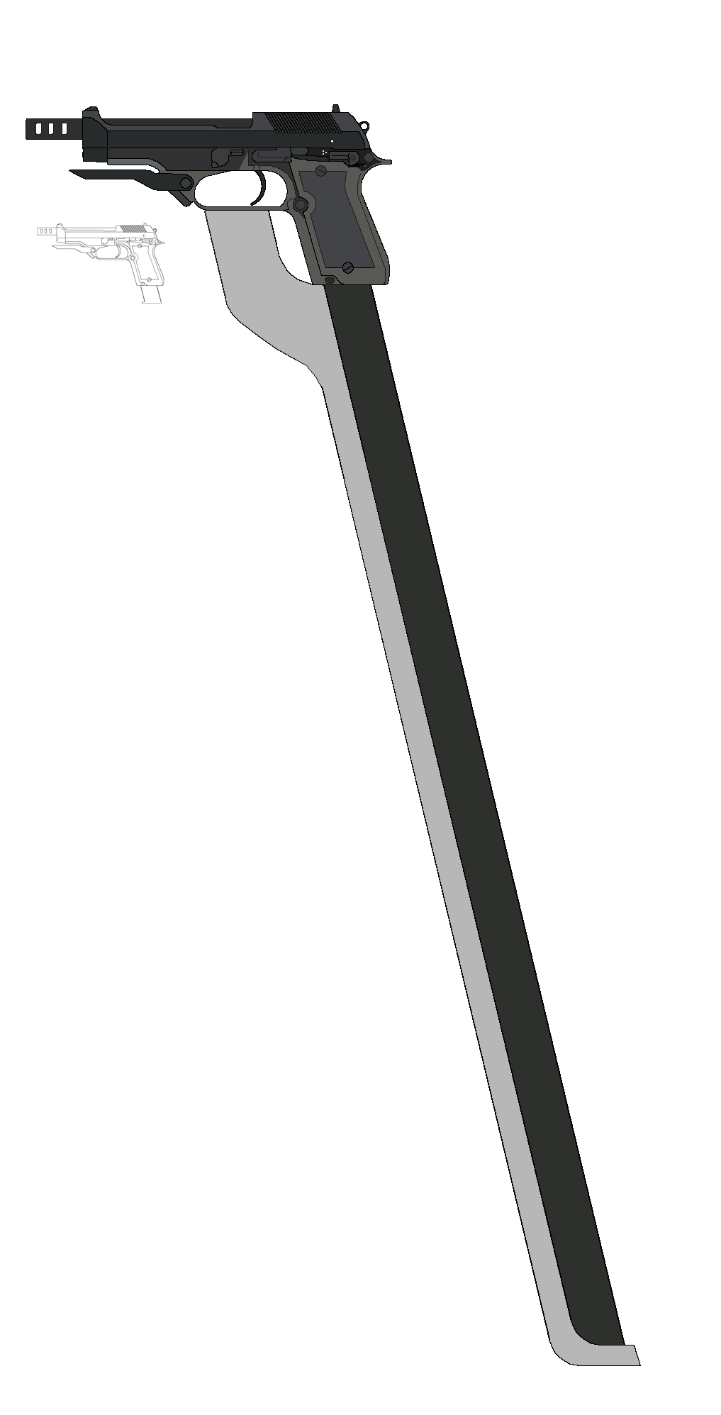 Modern Pistol Sword