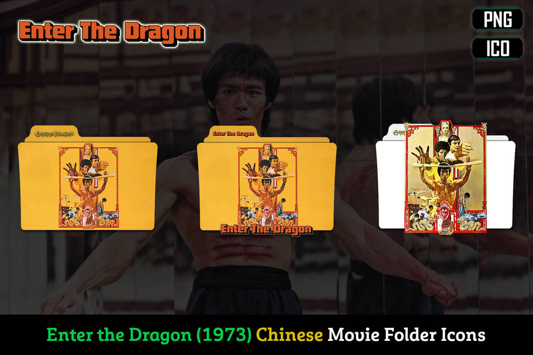 Enter the Dragon (1973) folder icons by RusithDP on DeviantArt