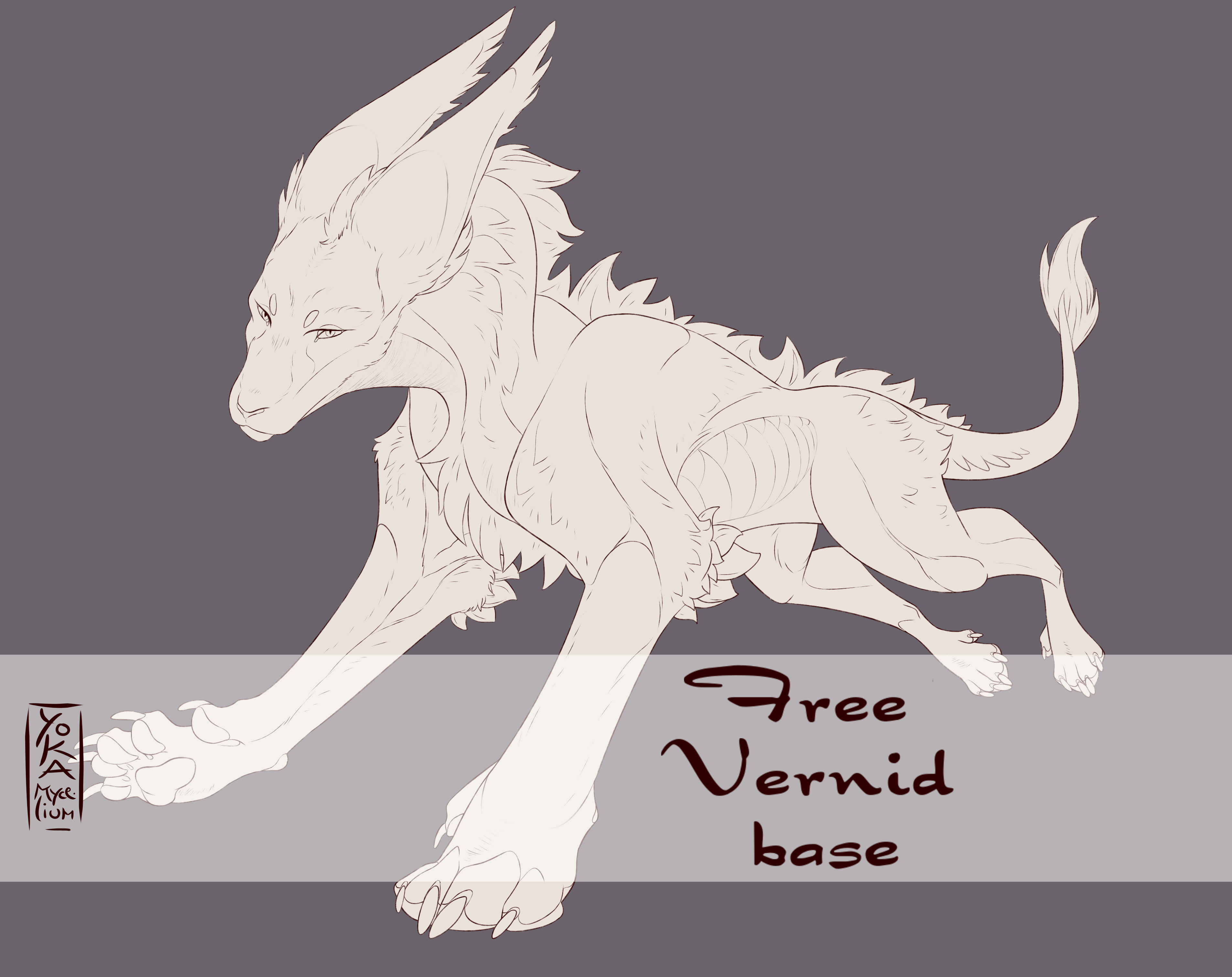Feral Vernid perspective base by YokaMycelium on DeviantArt