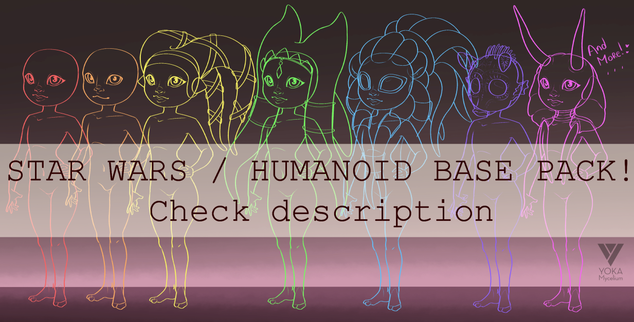 P2U (OTA) Star Wars multispecies chibi base! by YokaMycelium on DeviantArt