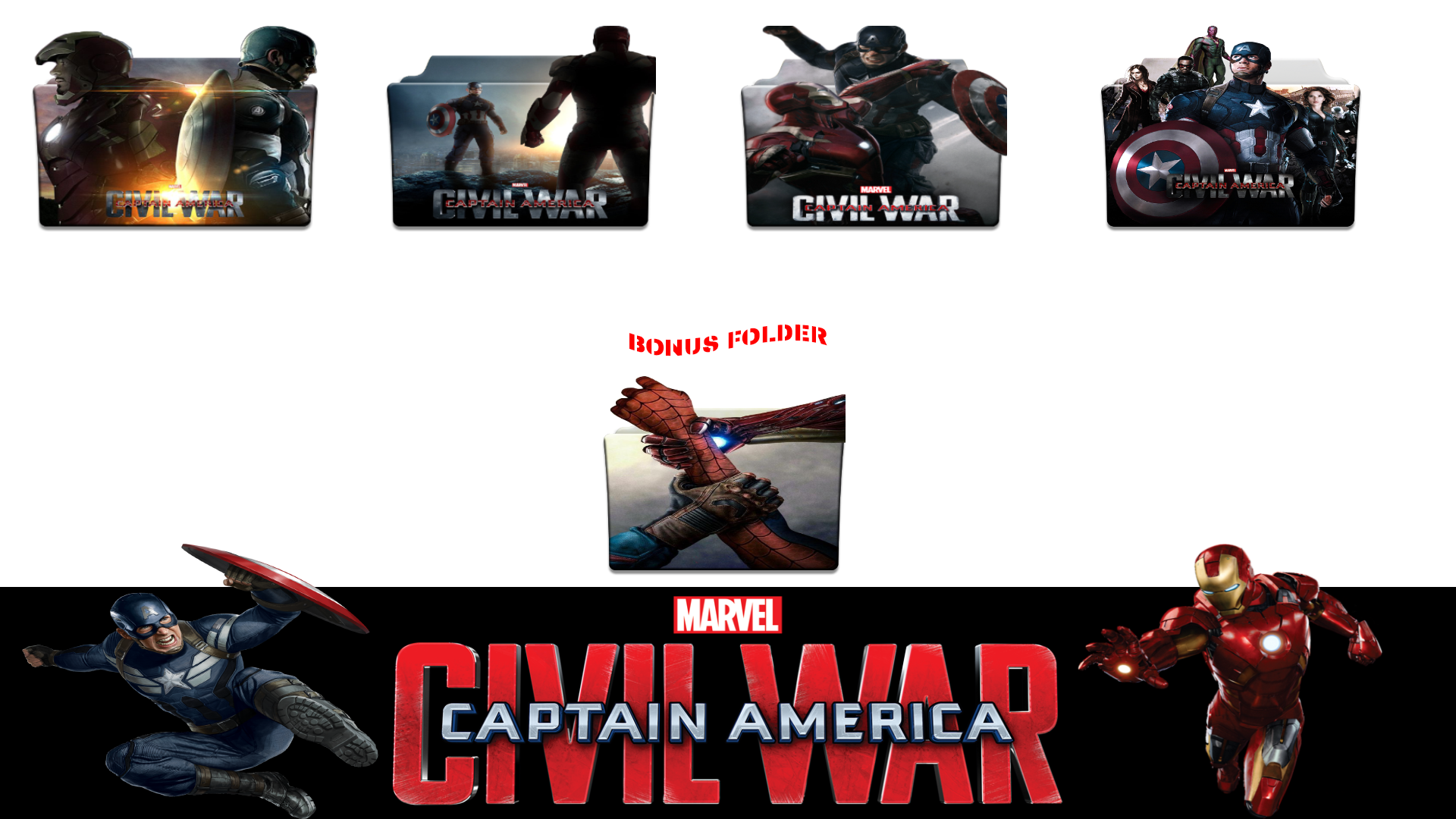 Captain America Civil War (2016) Folder icon by JaxTeller22 on DeviantArt