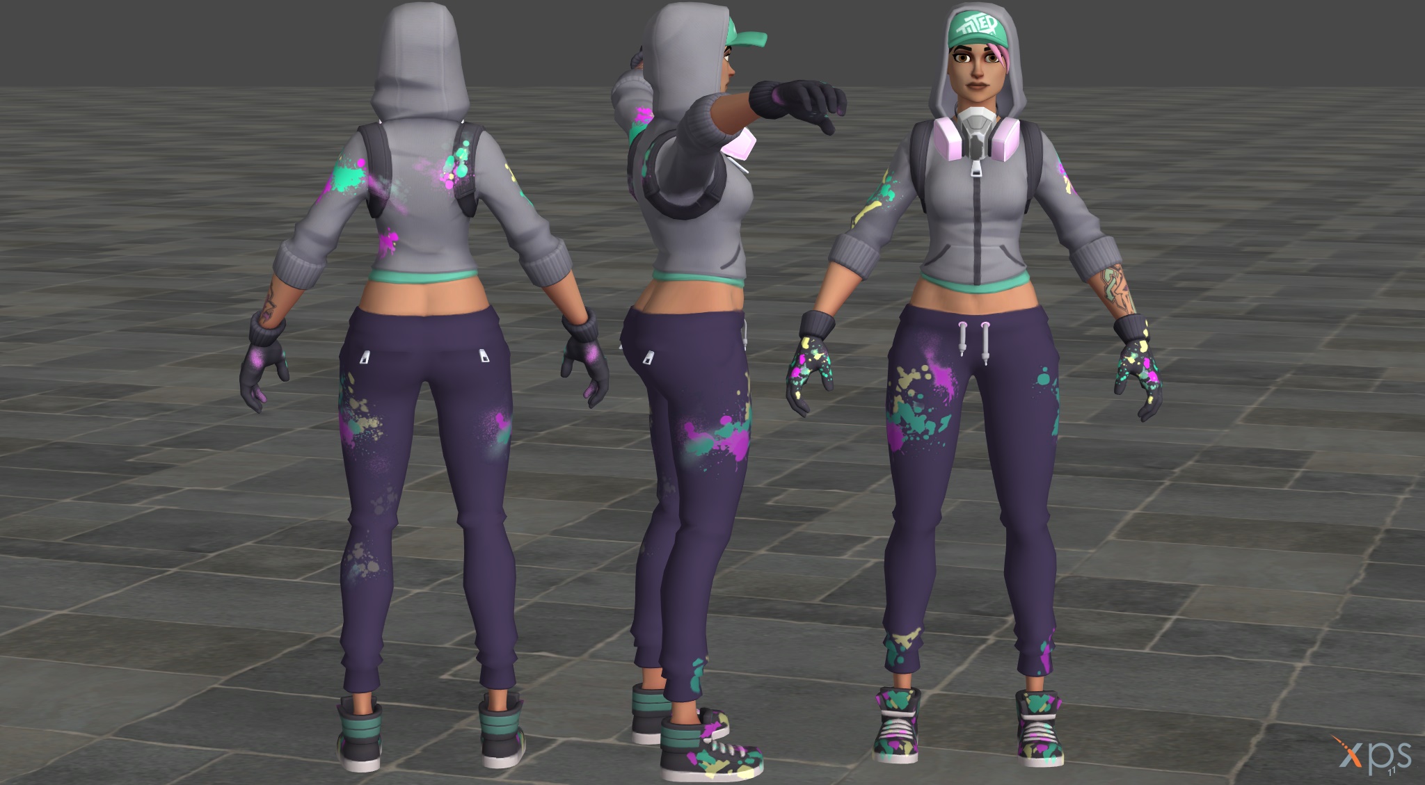 Fortnite - Teknique xps mod by RCGG82 on DeviantArt