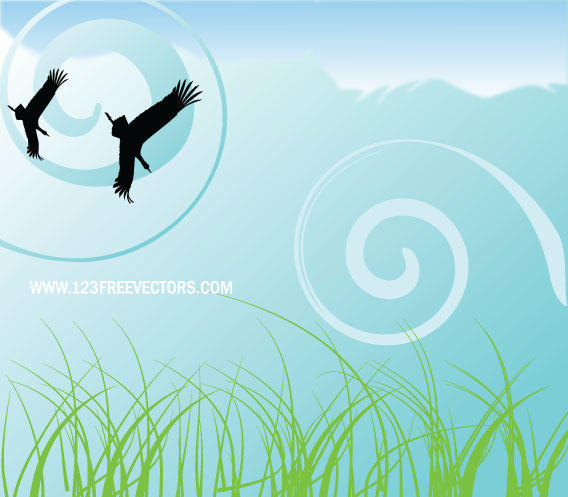 Free Vector Nature Scene by 123freevectors on DeviantArt