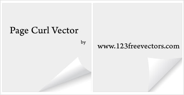 Page Curl Vector by 123freevectors on DeviantArt