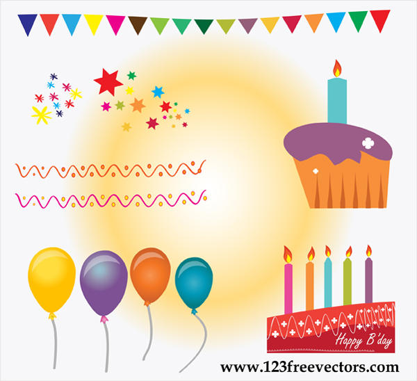 Birthday Cake Vector by 123freevectors on DeviantArt