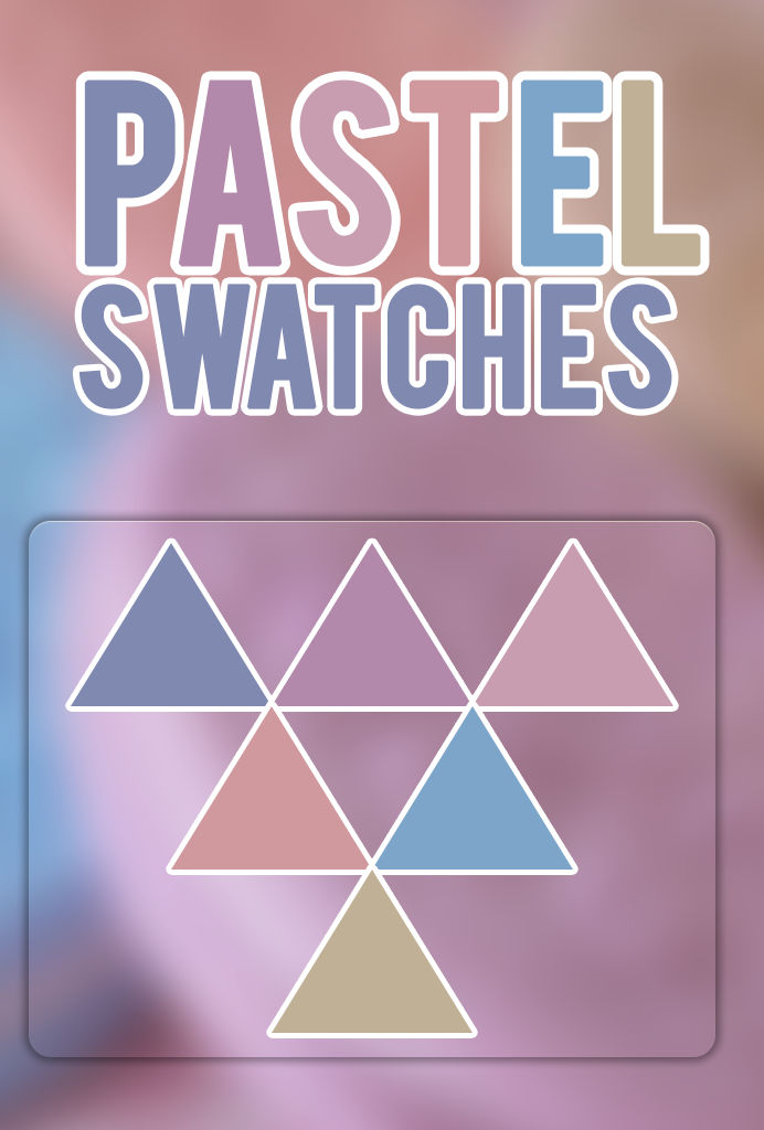 Pastel Swatches by iSmileLikeMe on DeviantArt