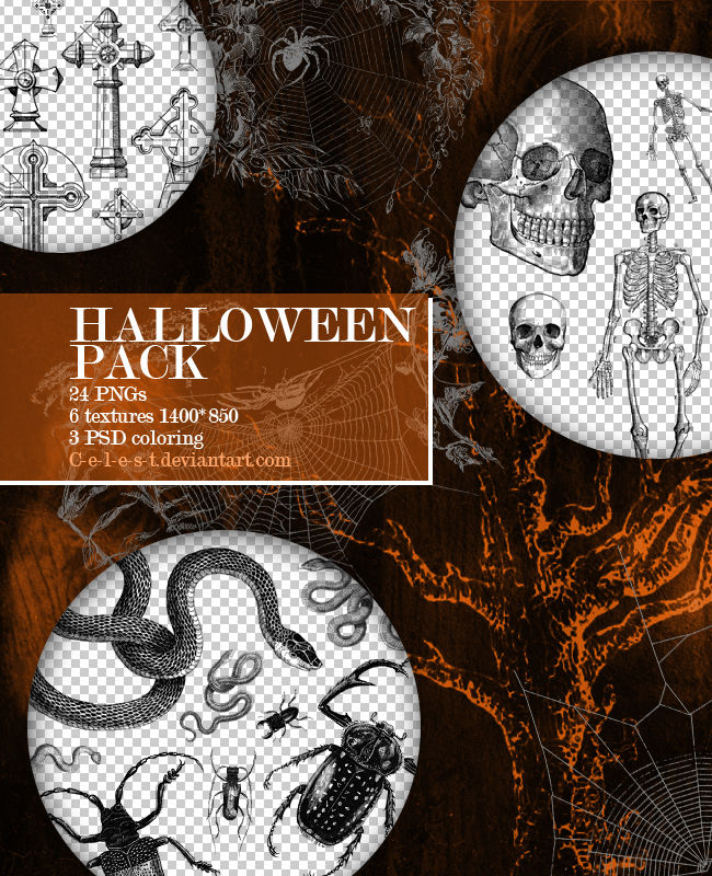 Halloween Pack by C-e-l-e-s-t on DeviantArt