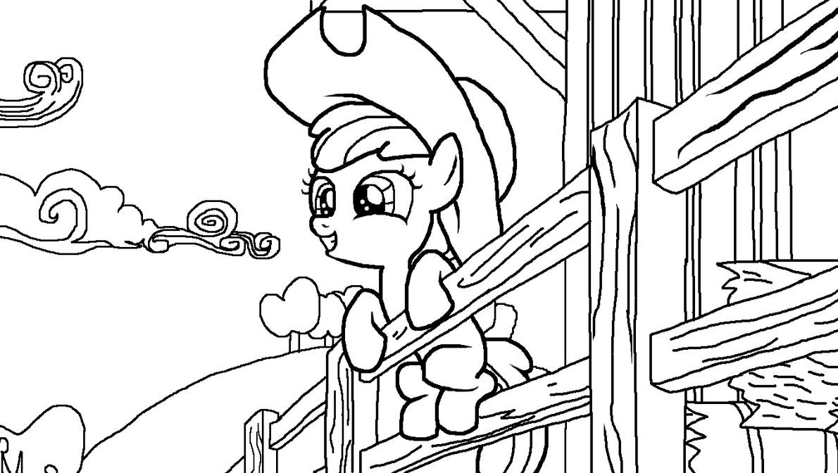Apple Bloom Coloring Page Apple Flower Coloring Page | Free Printable