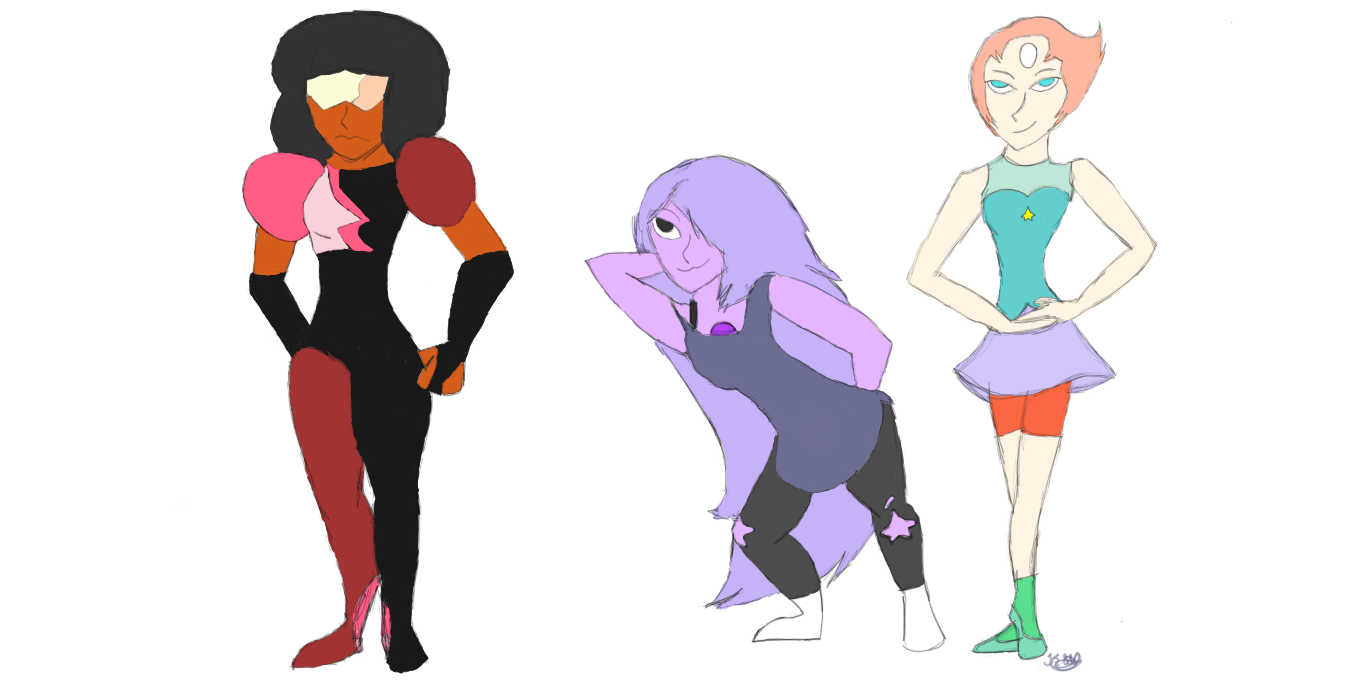 Crystal Gems by kreatyvkamz17 on DeviantArt