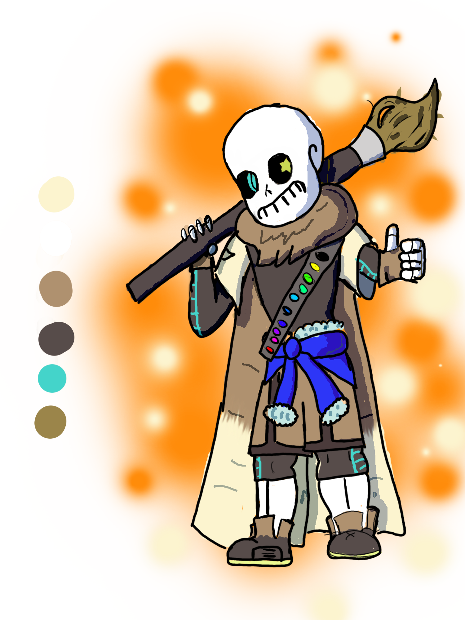 Inktale Sans by TheSkelabro on DeviantArt