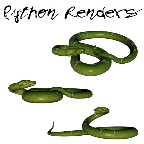 Green Python Render Pack by TexelGirl-Stock on DeviantArt