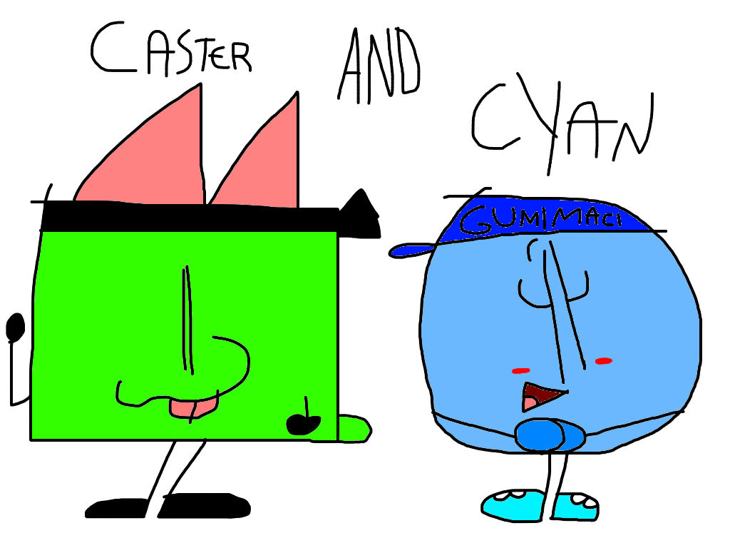 Caster and Cyan by SPLAATWASHERE on DeviantArt