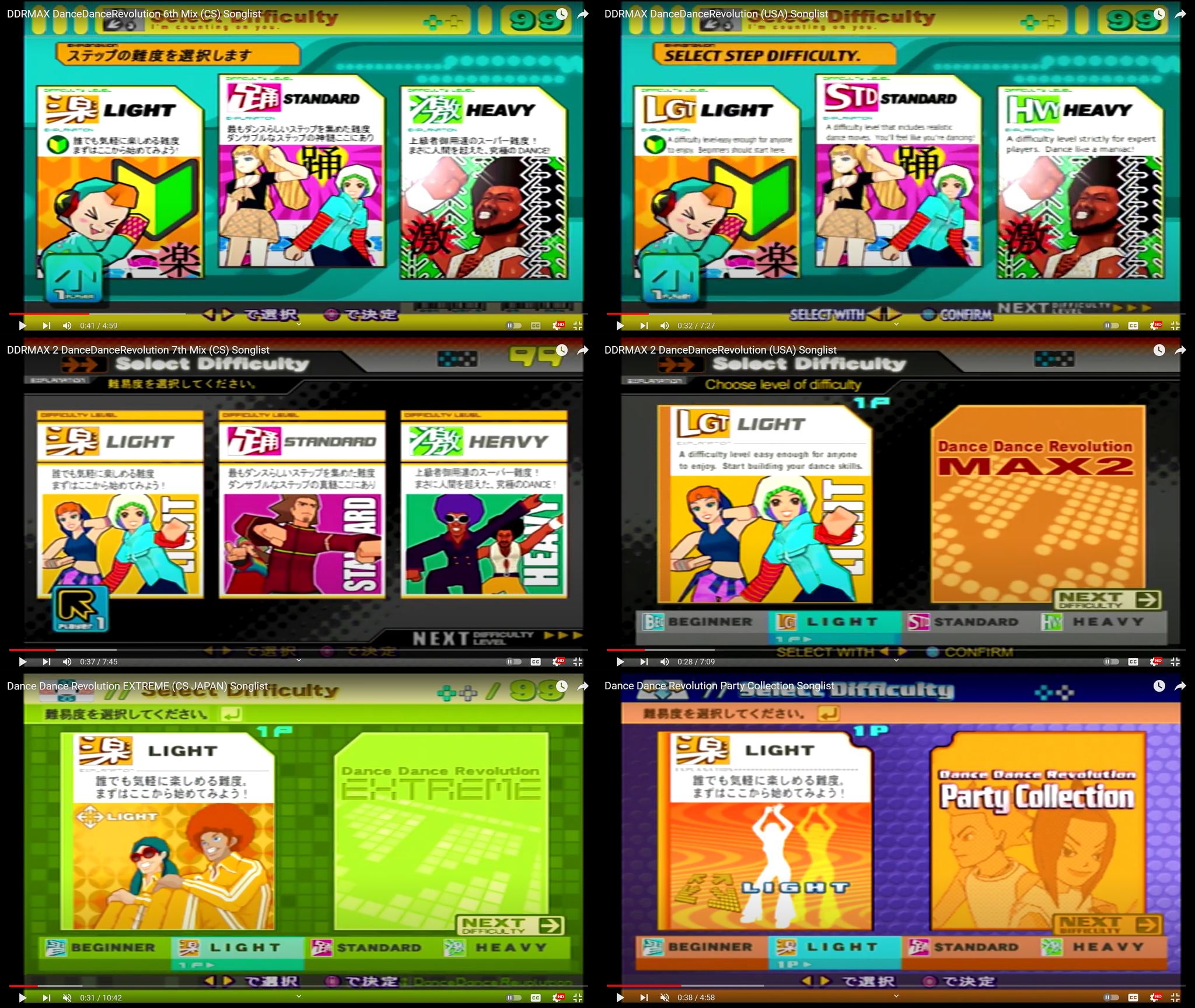 Select Difficulty Comparison in DDR MAX-PC by SupremeVincent2022 on DeviantArt