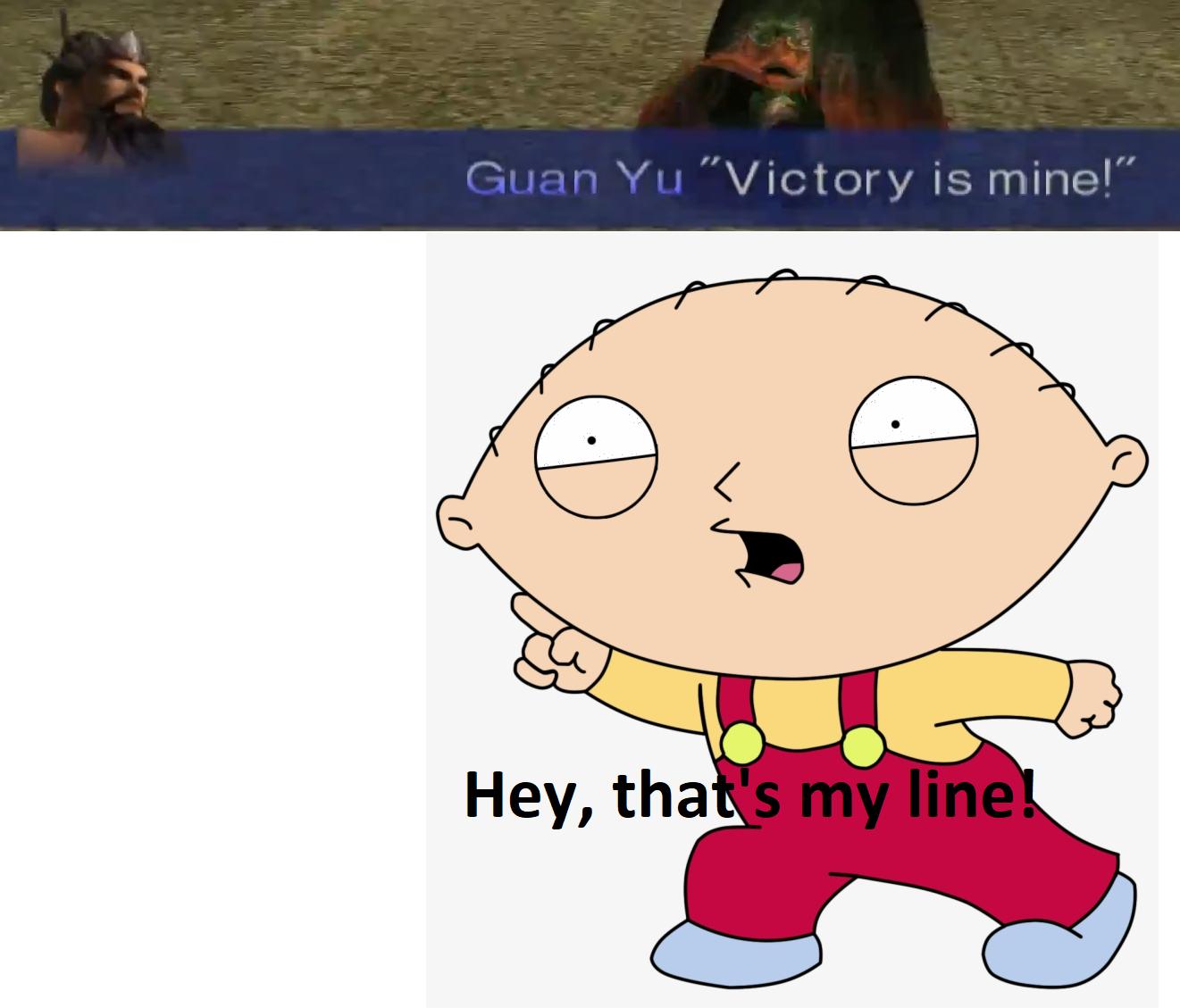 Guan Yu steals Stewie's line by SupremeVincent2022 on DeviantArt