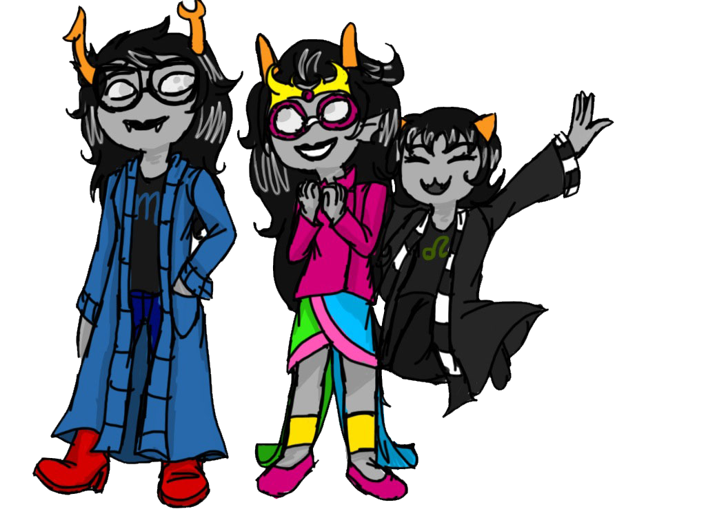 Mini dead Vriska Feferi and Nepeta by theoraticalbubble on DeviantArt