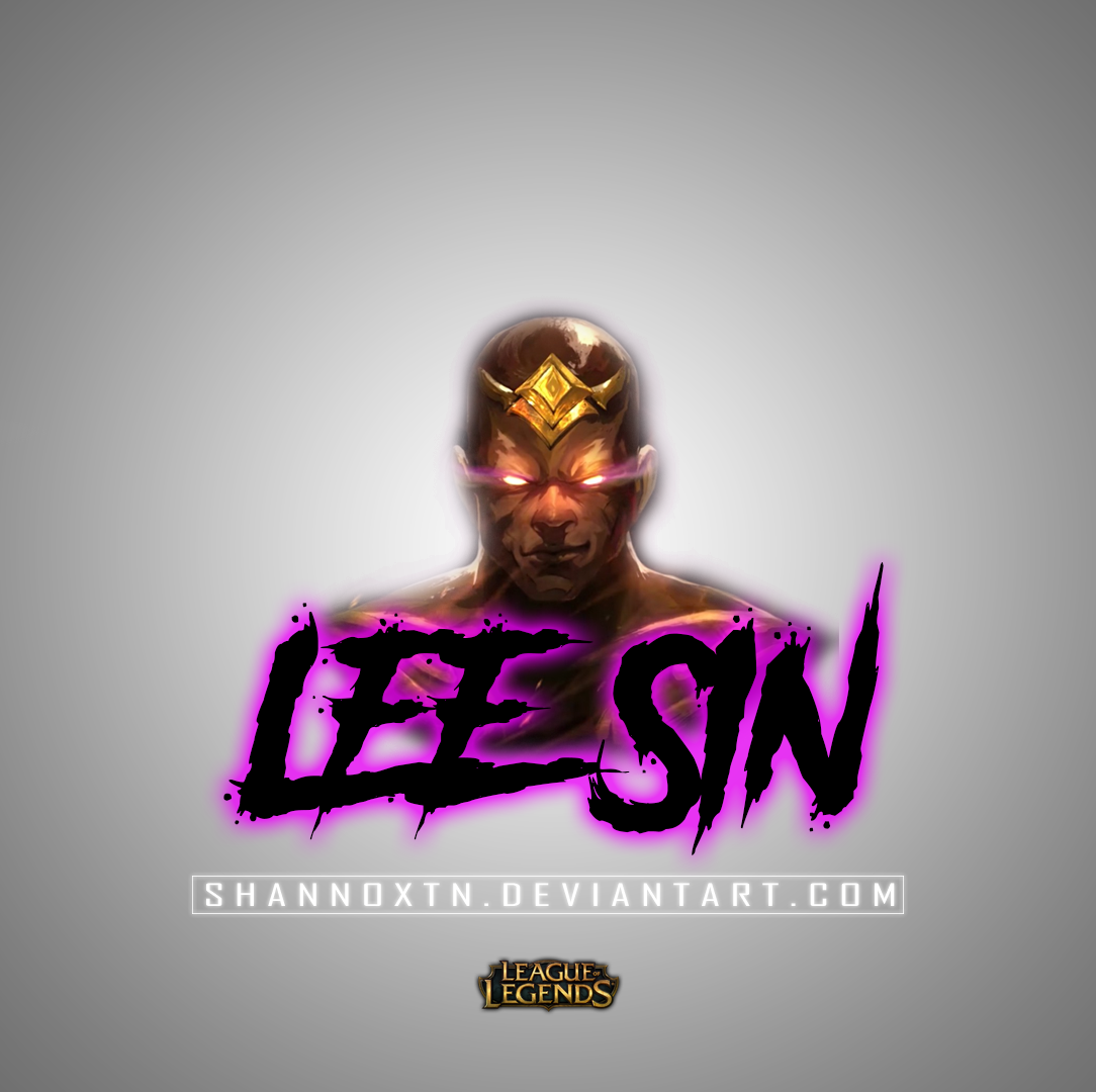 Lee Sin - Logo template by shannoxtn on DeviantArt