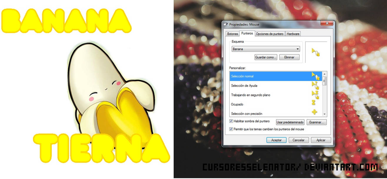 Banana Cursor by CursoresSelenator on DeviantArt