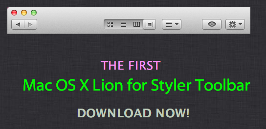 Mac OS X Lion Toolbar by caique7000 on DeviantArt