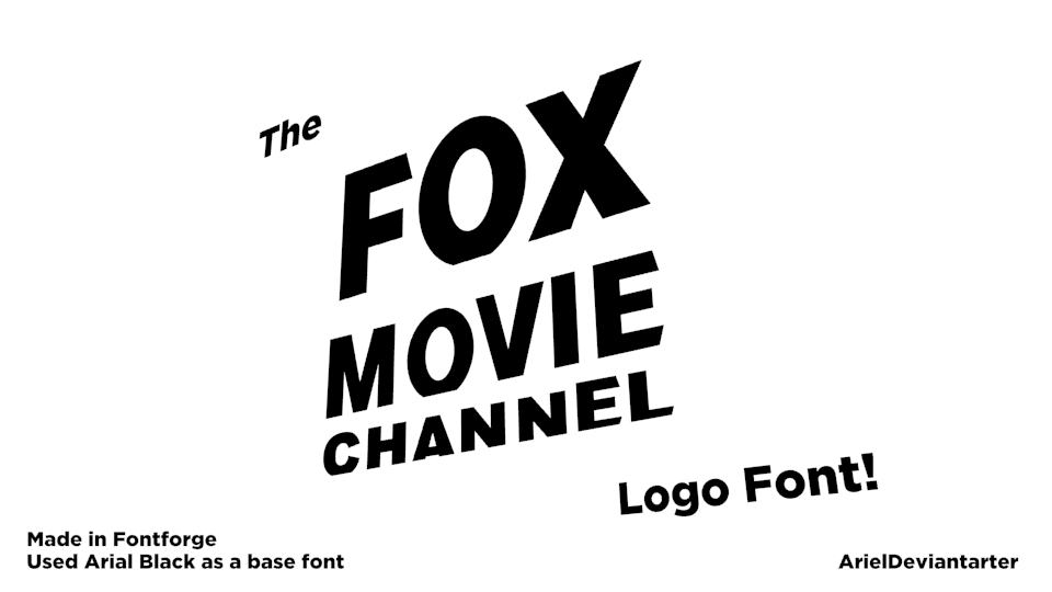 Fox Movie Channel (2000-2007) Logo Font by ArielDevianarter on DeviantArt