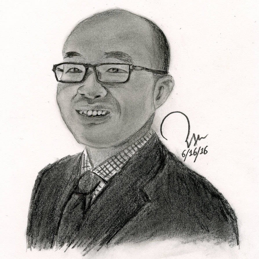 Pencil Self-Portrait by l16cn on DeviantArt
