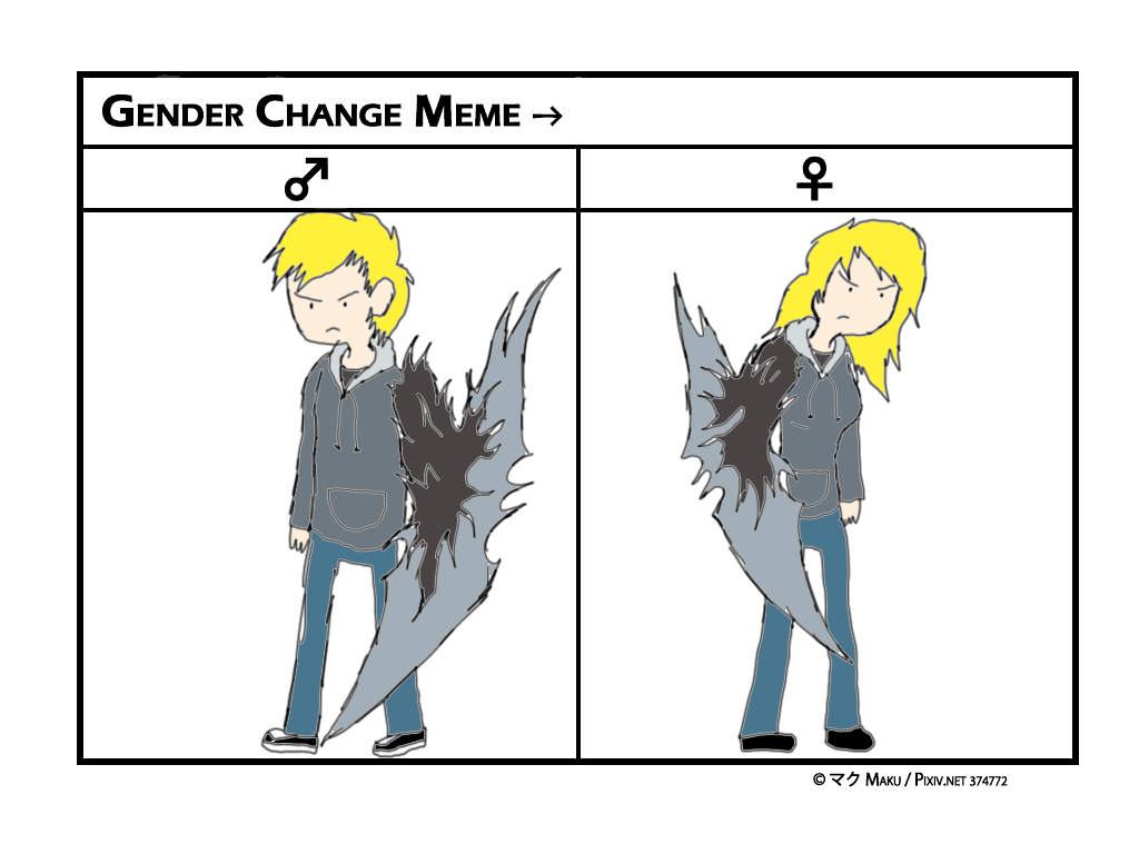 Yeguscus-Gender Swap Meme by Yeguscus on DeviantArt