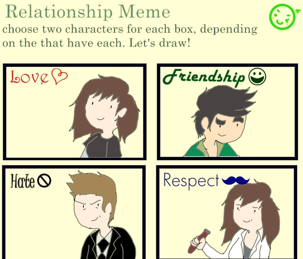 Relationship MEME by Yeguscus on DeviantArt