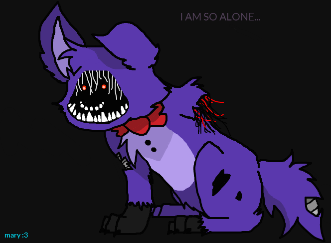 Withered Bonnie (wolf form) by LadyMaliah on DeviantArt