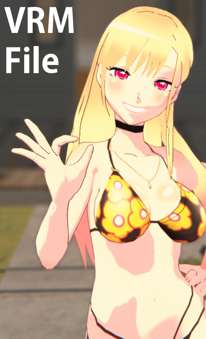 Kitagawa Marin Swimsuit VRM by Type-x-illust on DeviantArt