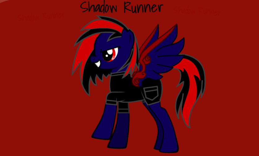Shadow Runner by derpyisthebestpony on DeviantArt