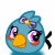 GIF Angry Birds OC's: Bluemy bird by Taru-Blue-Angrybird on DeviantArt