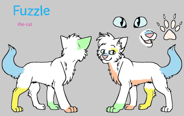 Fuzzle Reference Sheet by FuzzleTheMnM on DeviantArt