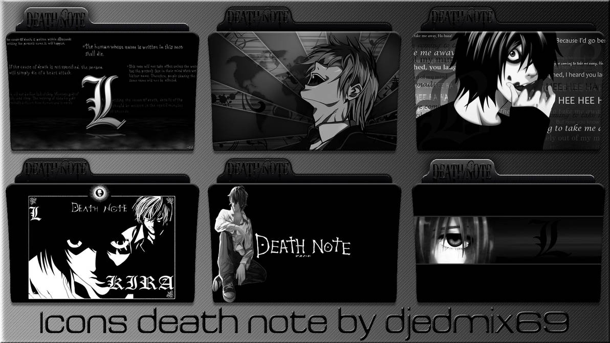 ICONS DEATH NOTE by djedmix69 on DeviantArt