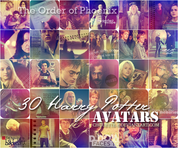 Harry Potter avatars 5 by chouette-e on DeviantArt
