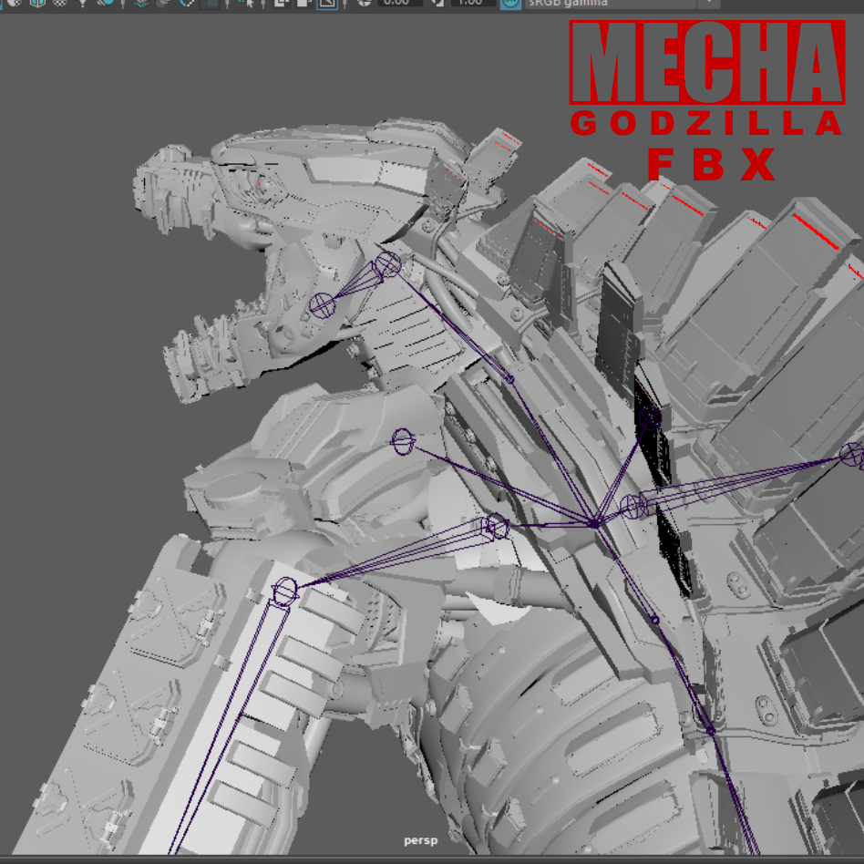 MechaGodzilla FBX by tetTris11 on DeviantArt