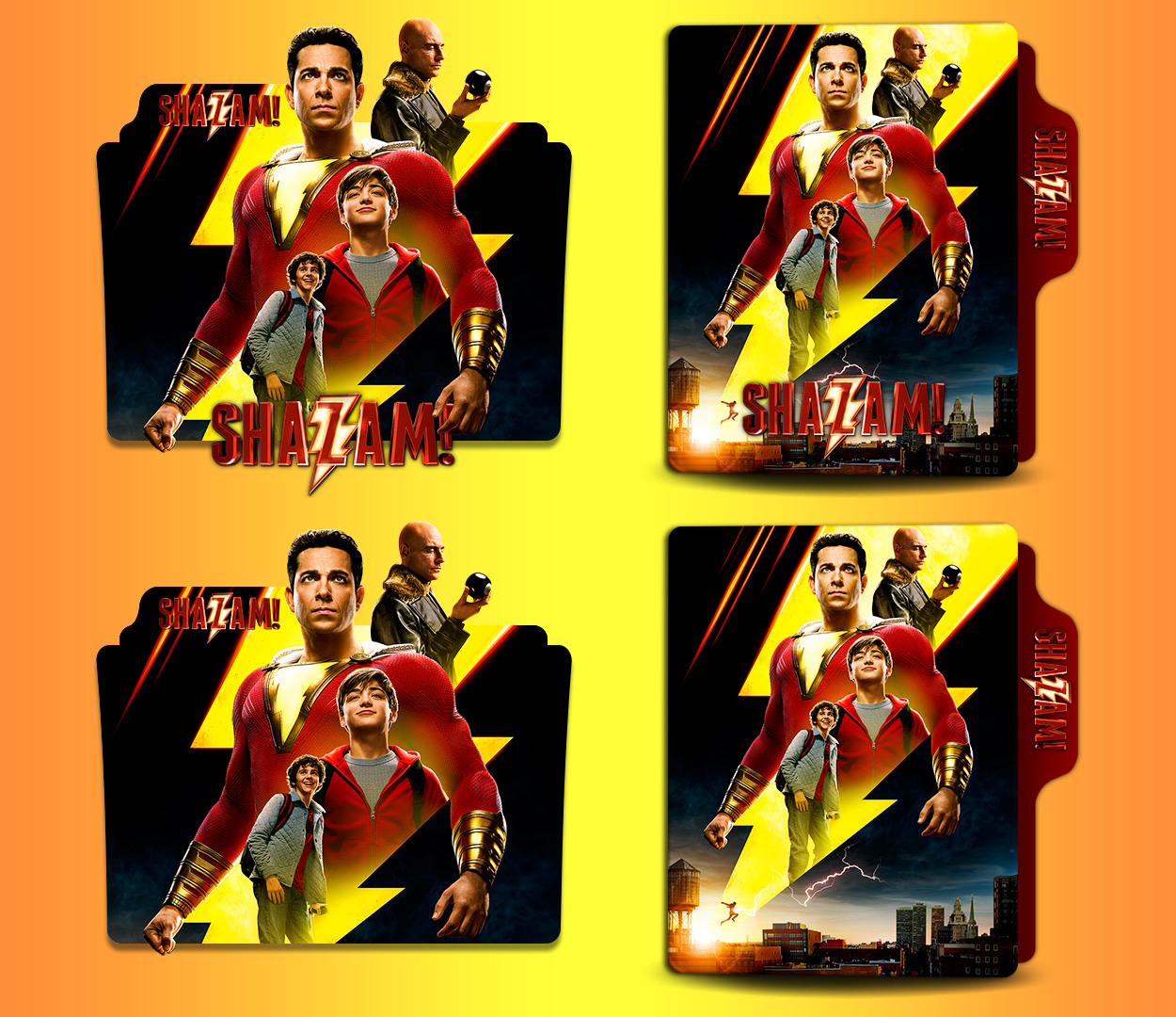 Shazam! Folder Icon Pack by Aqib97 on DeviantArt