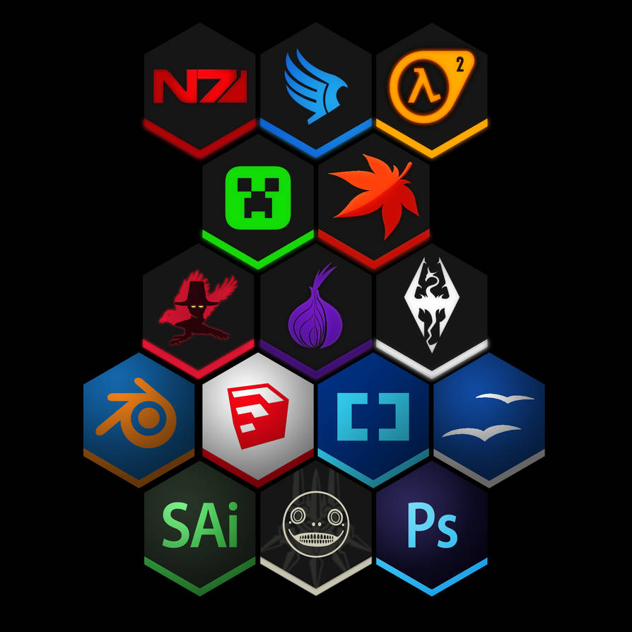 Rainmeter Honeycomb Icons by Sacrosanity on DeviantArt