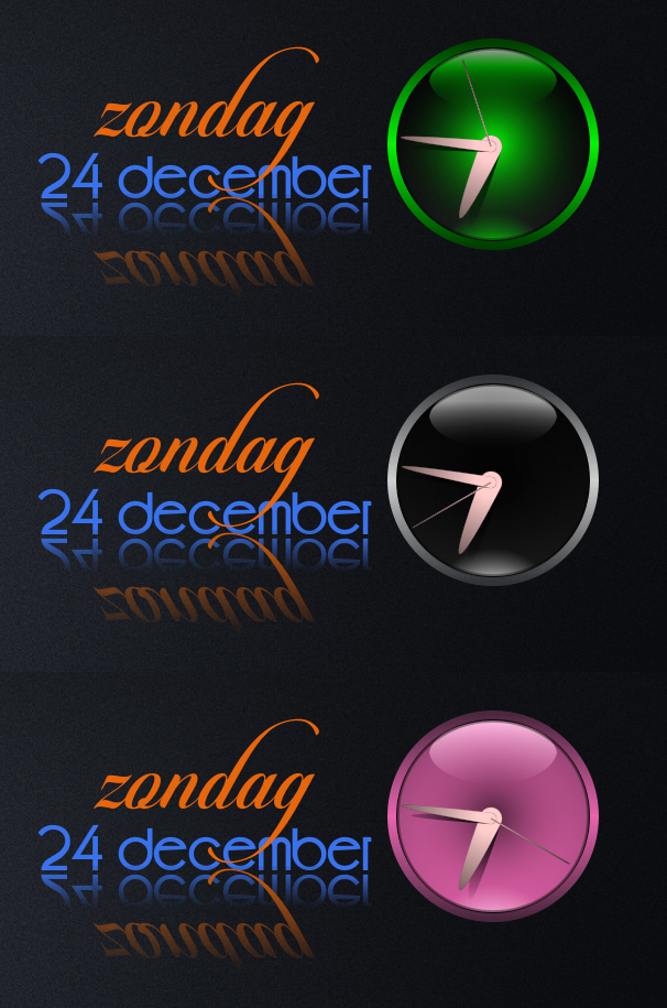 Conky-clock-widget-2 by wim66 on DeviantArt