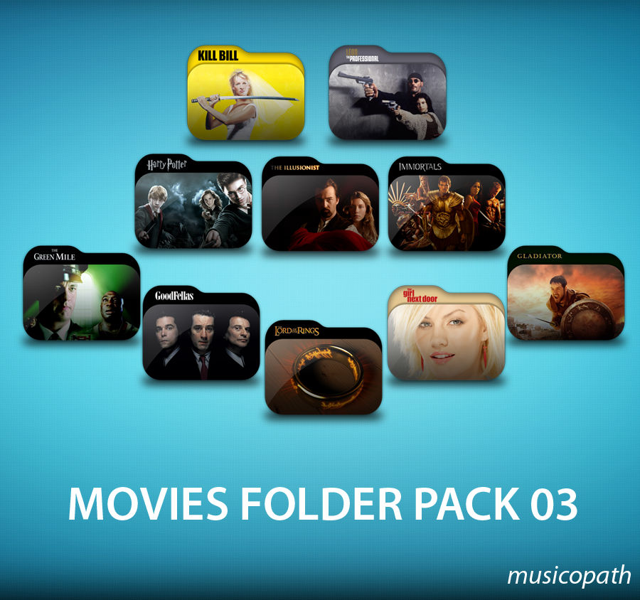 Movie Folders Pack-03 by musicopath on DeviantArt