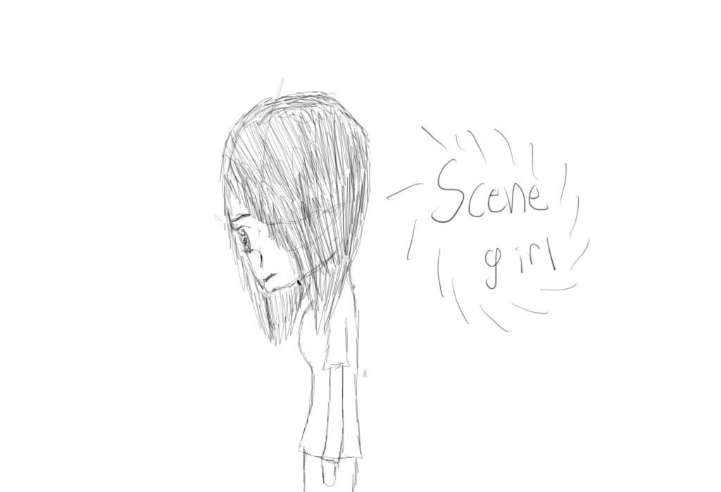 Scene girl by kamilezk03 on DeviantArt