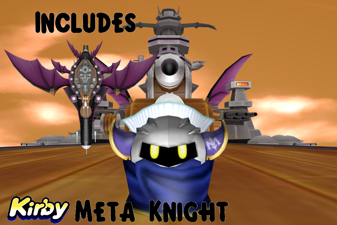 [MMD Model DL] Meta Knight and Halberd by shadowcaellum01 on DeviantArt