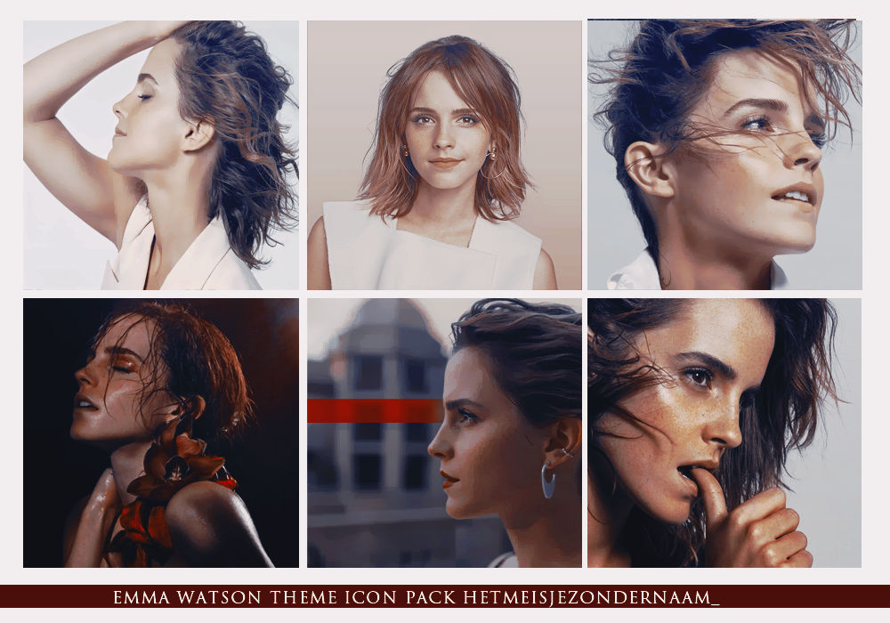 Emma Watson| Icon pack by hetmeisjezondernaam on DeviantArt