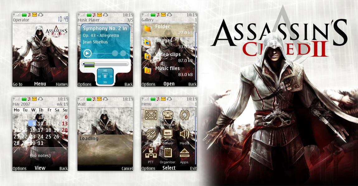 Assassins Creed II Nokia Theme by TheSumu on DeviantArt