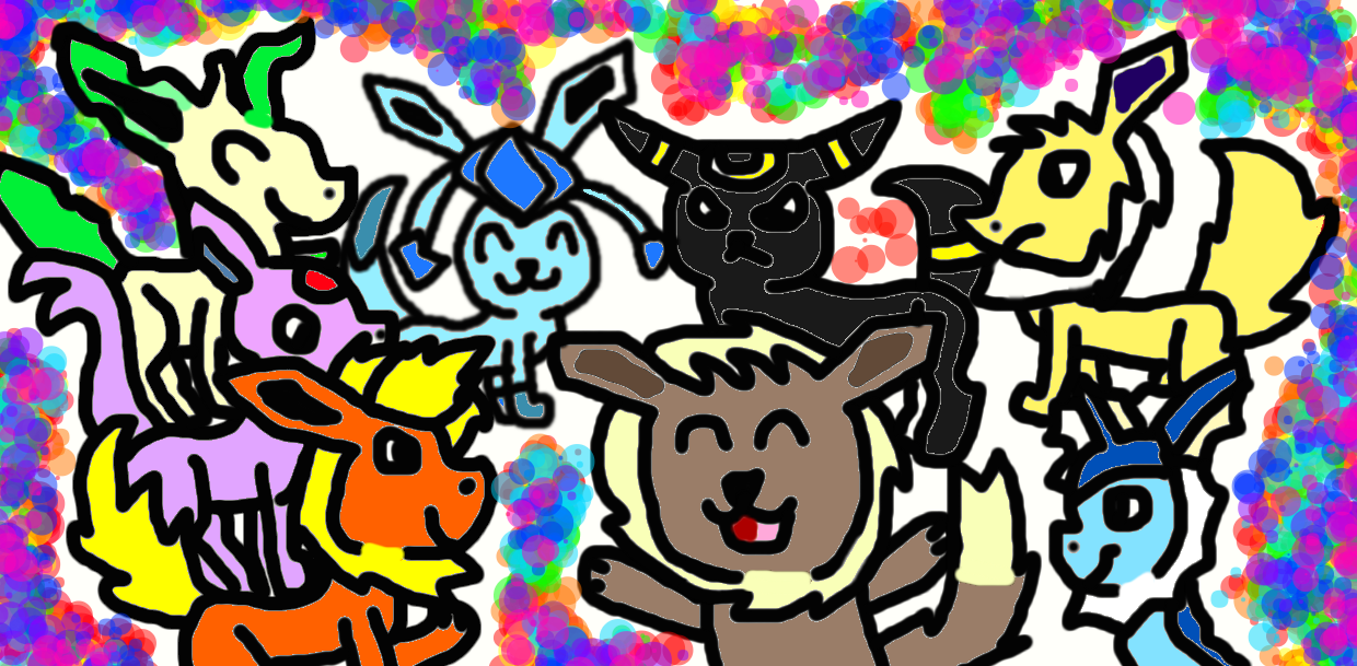 EEVEE PARTY by ZwolfieLove on DeviantArt