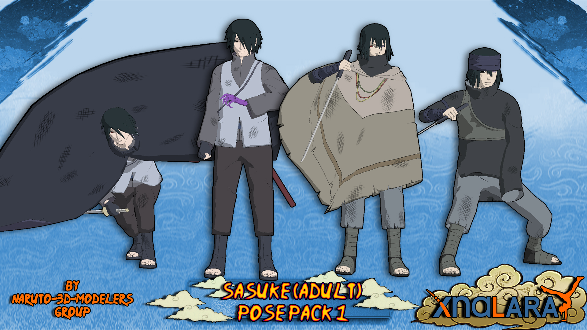 Sasuke(Adult) Pose Pack 1 by Silverado117 on DeviantArt