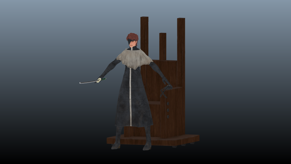 Jump Force - Aizen (.Blend / FBX Files) by Eagle-31 on DeviantArt