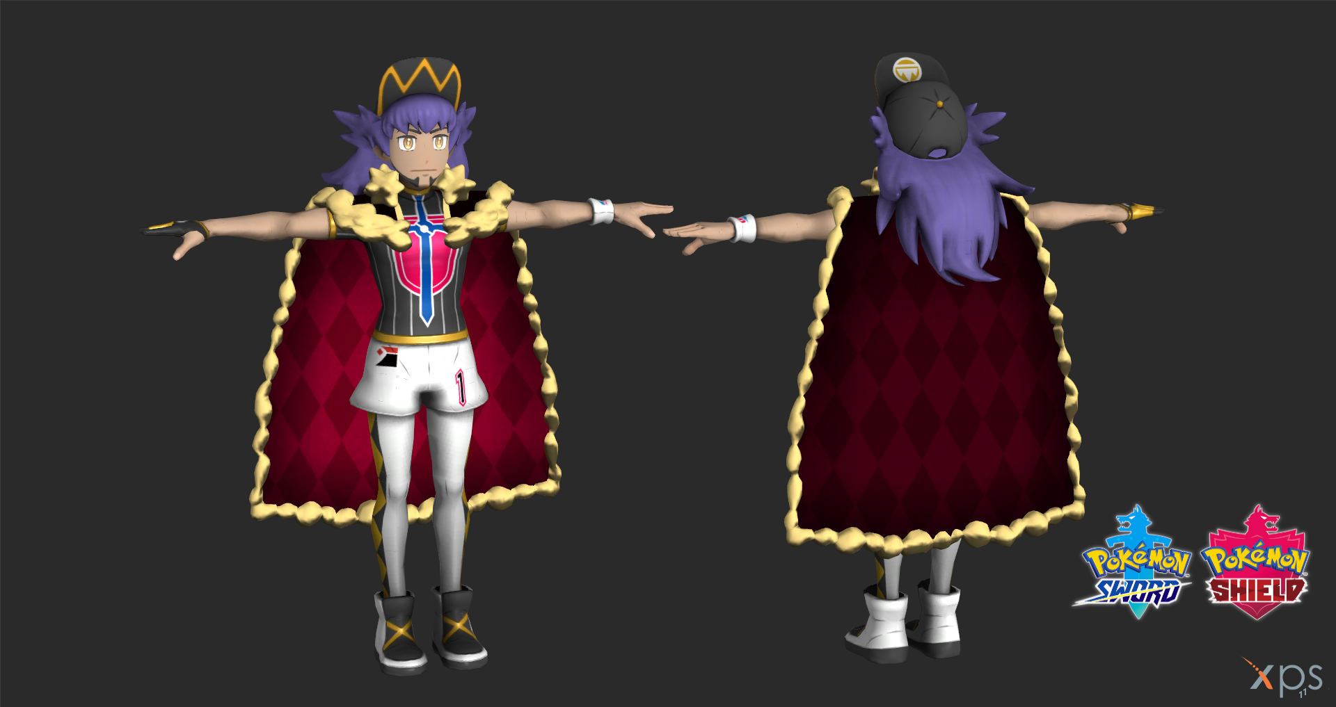 Pokemon Sw/Sh - Leon (XPS/.blend/FBX) by Eagle-31 on DeviantArt