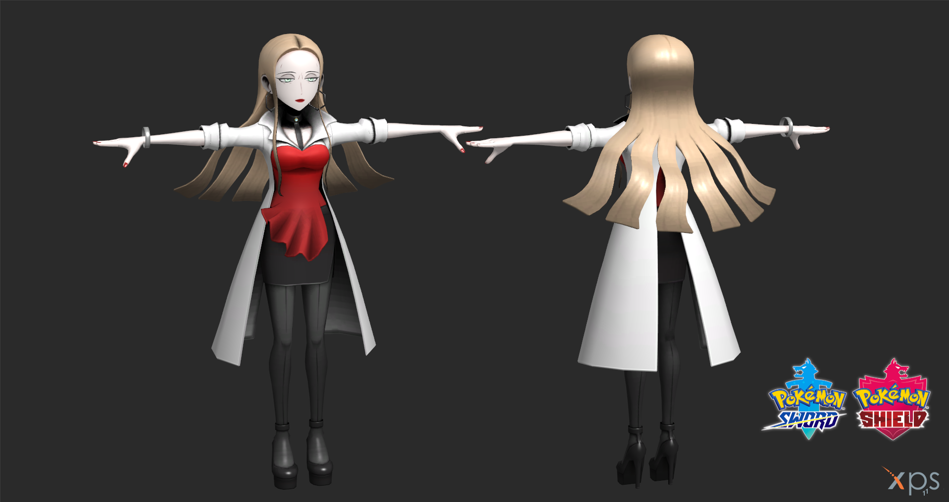 Pokemon Sw/Sh - Oleana (XPS/.blend/FBX) by Eagle-31 on DeviantArt