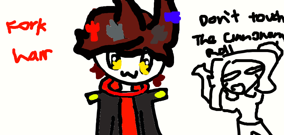 Tomsworld tord fork hair by GlitchingTaco on DeviantArt